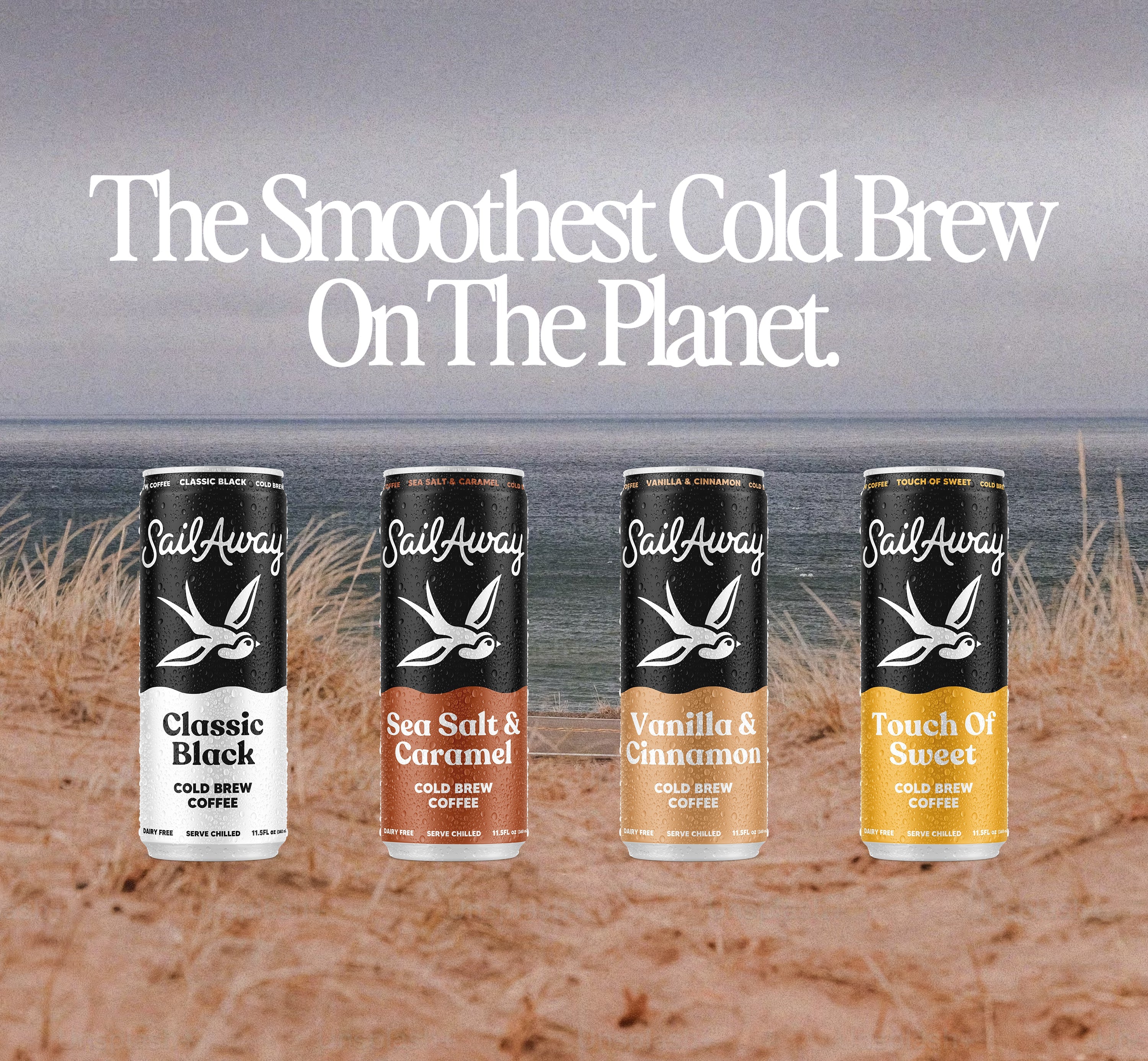 Organic Cold Brew Coffee Cans | Sail Away – Sail Away Coffee Co.